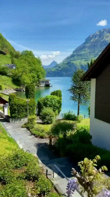 Living the idyllic dream at lake Lucerne, Switzerland, have a great ...