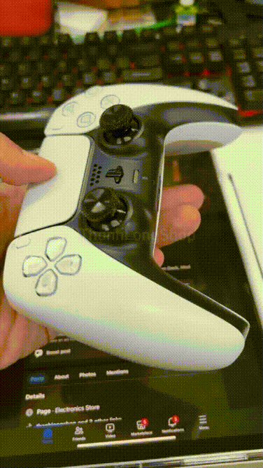 ️Tay PS5 Dualsense Full Option, Lên Đời Joystick "Hall Effect" Thanh ...