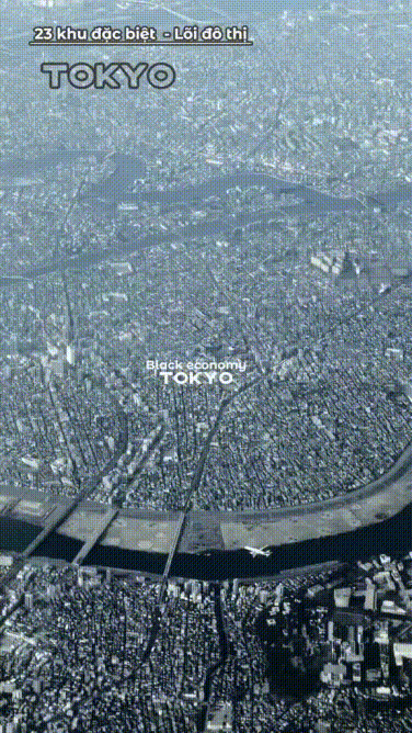 Chỉ riêng vùng lõi 23 quận gdp lên đến 1450 tỷ đô, toàn tokyo metro thì ...