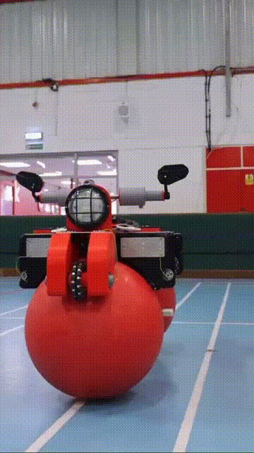 Xe Omin-Derectional Ball-Wheeled Bike sáng tạo với bánh xe hình cầu